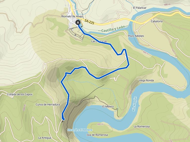 Vistas Rio Alagon Recorrido circular desde Sotoserrano | Caminata | Komoot